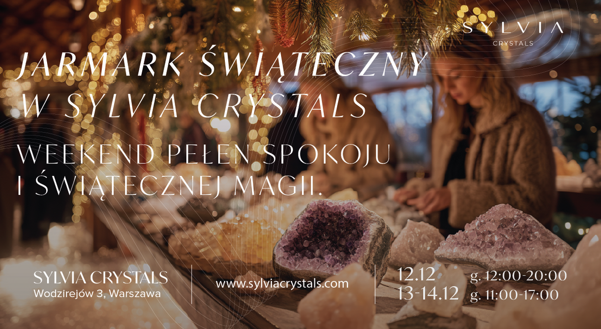 Christmas Market at SYLVIA CRYSTALS December 12–14, 2025 | Sylvia Crystals